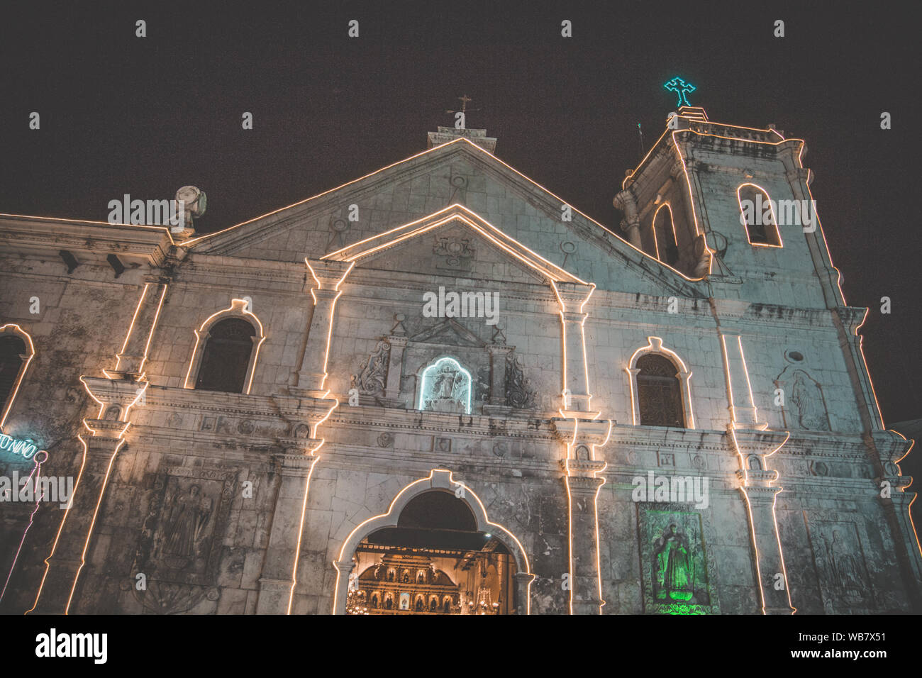 Views of Cebu church in central Philippines Stock Photo - Alamy