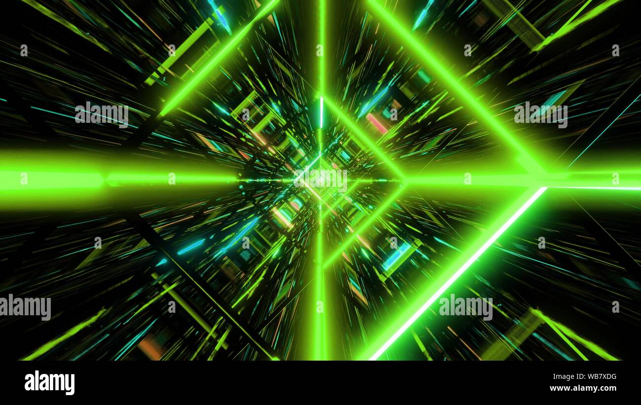 stylish green wireframe design with nice reflections background 3d ...