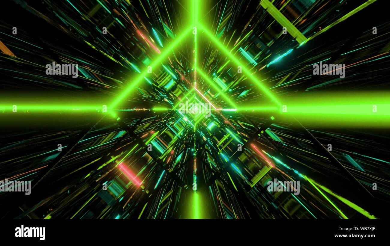 stylish green wireframe design with nice reflections background 3d ...