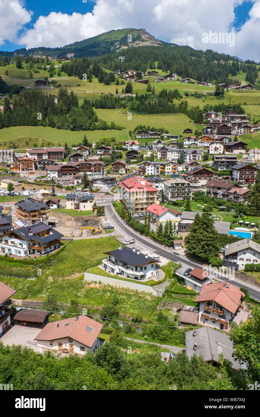 Aerial santa christina in val hi-res stock photography and images - Alamy