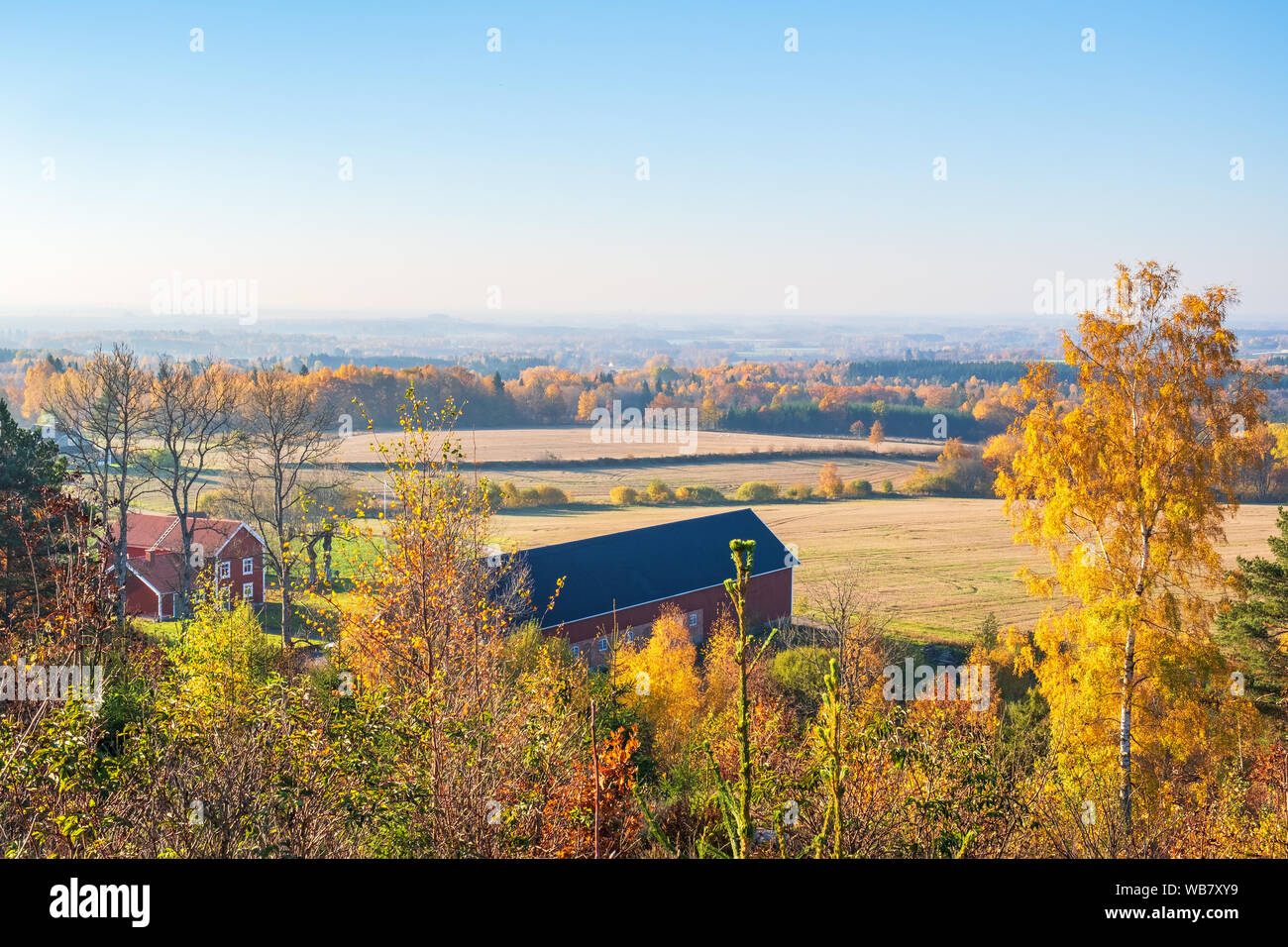 Aerial sweden fields hi-res stock photography and images - Alamy