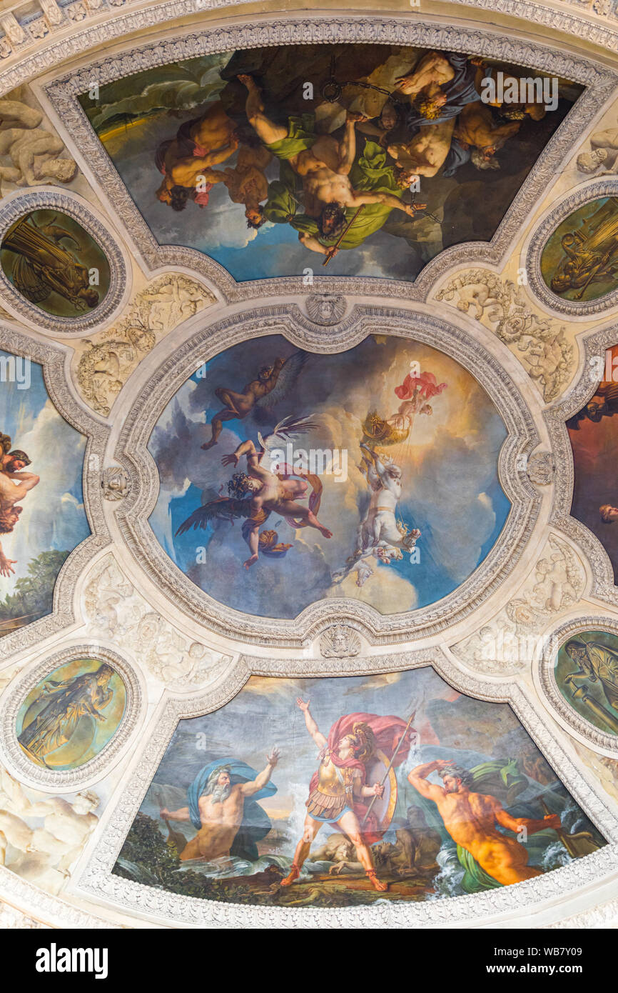 Paris, France - July 6, 2018: Louvre Museum, Paris, France. Luxury ...