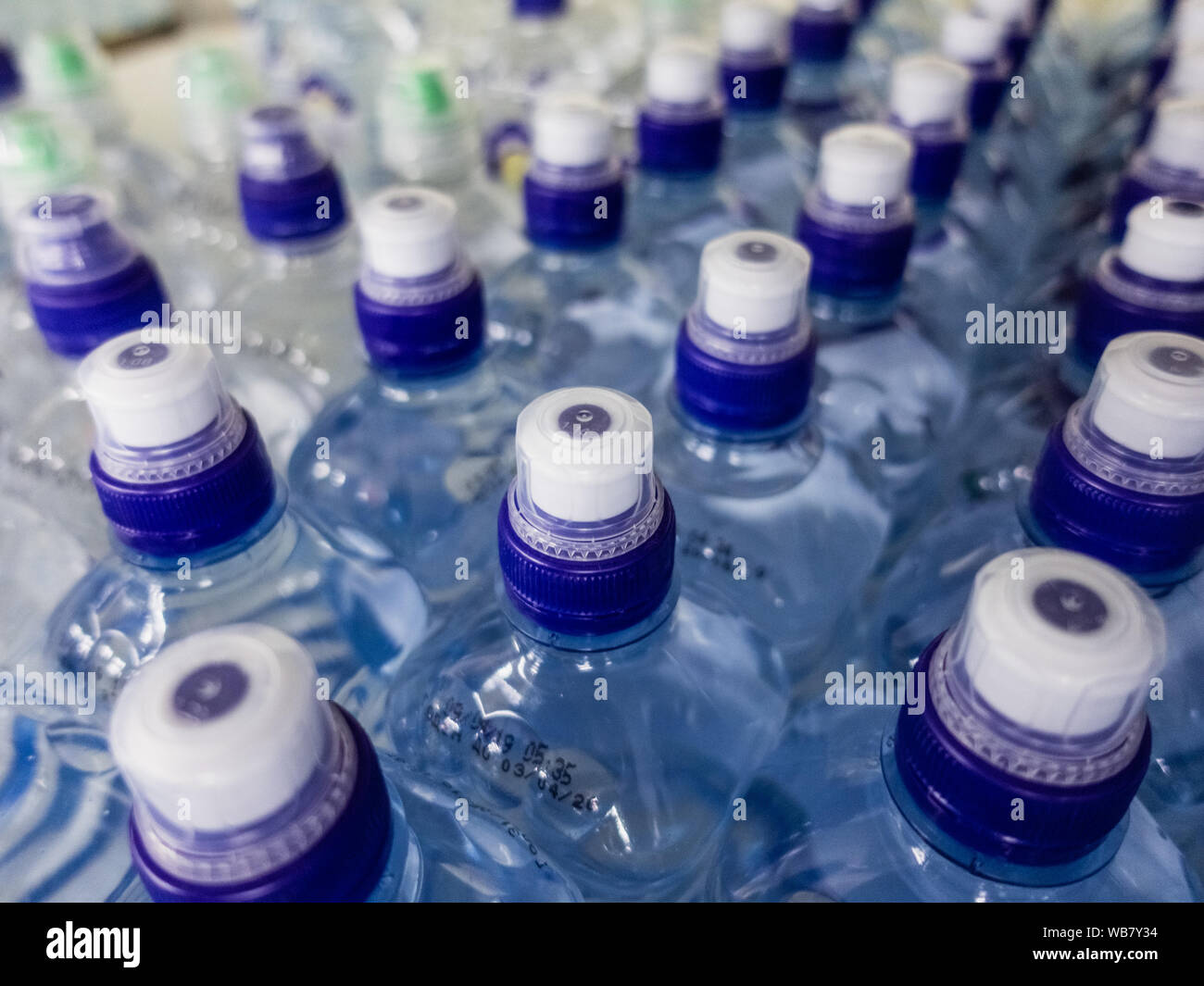 Bottled water caps hi-res stock photography and images - Alamy