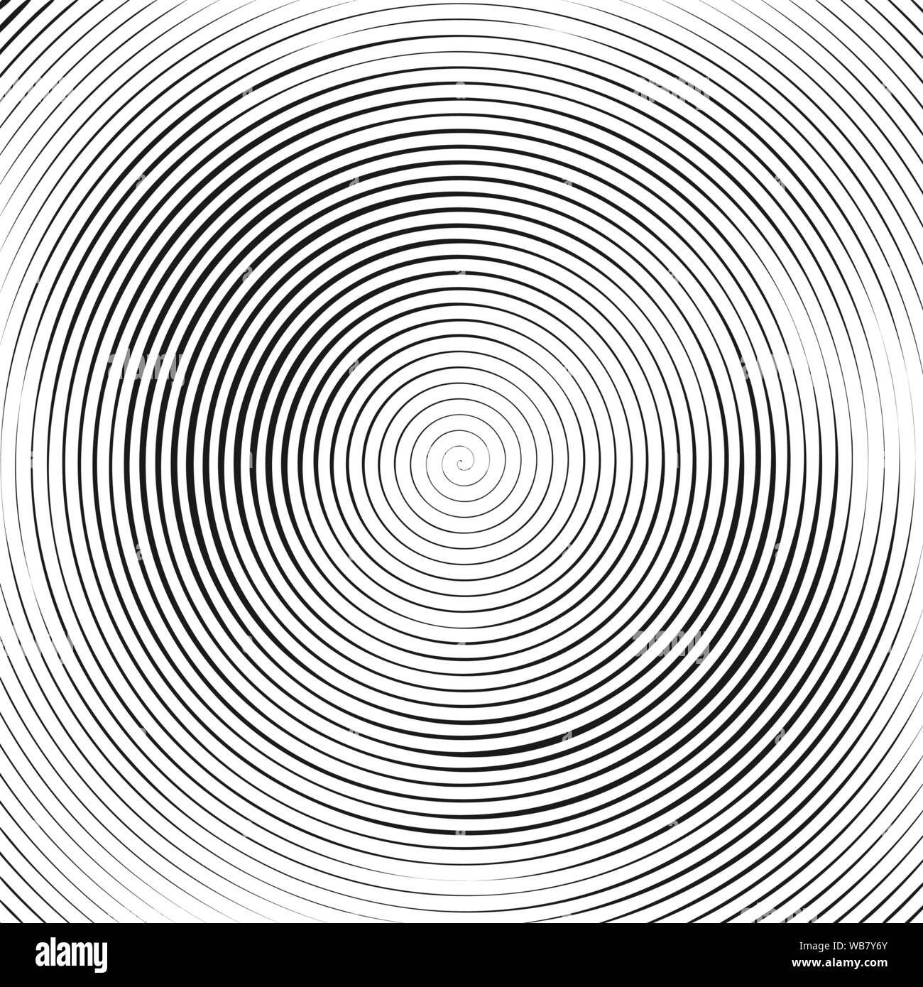 Spiral background. Helix and scroll isolated on white background. Flat ...