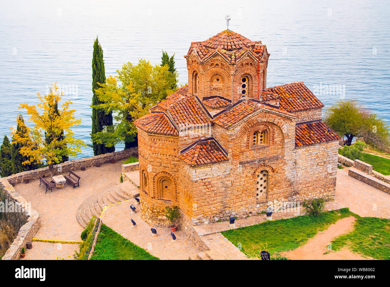 Sveti Jovan Kaneo Church on Lake Ohrid, Republic of Macedonia Stock Photo - Alamy