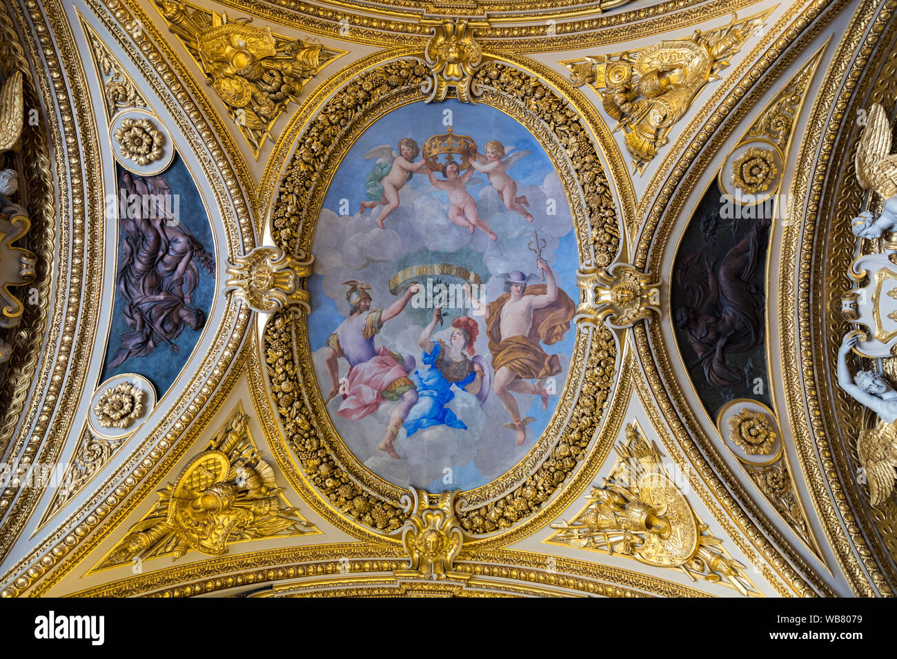 Paris, France - July 6, 2018: Louvre Museum, Paris, France. Luxury ...