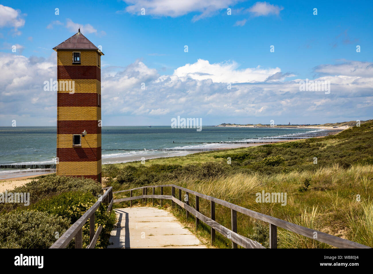Dishoek beach, Zeeland province, Walcheren peninsula, Netherlands ...
