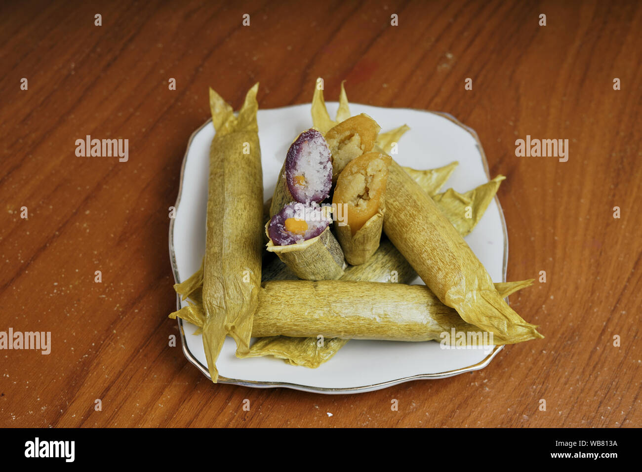 Delicieous Timpan Cakes, Indonesian Traditional Food Stock Photo - Alamy
