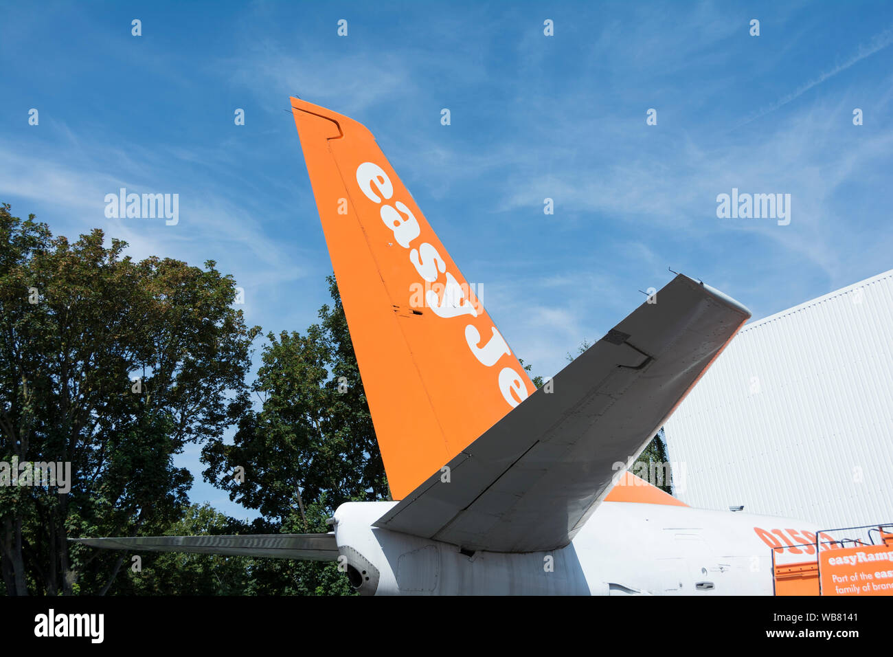 Logo on tail fin hi-res stock photography and images - Alamy