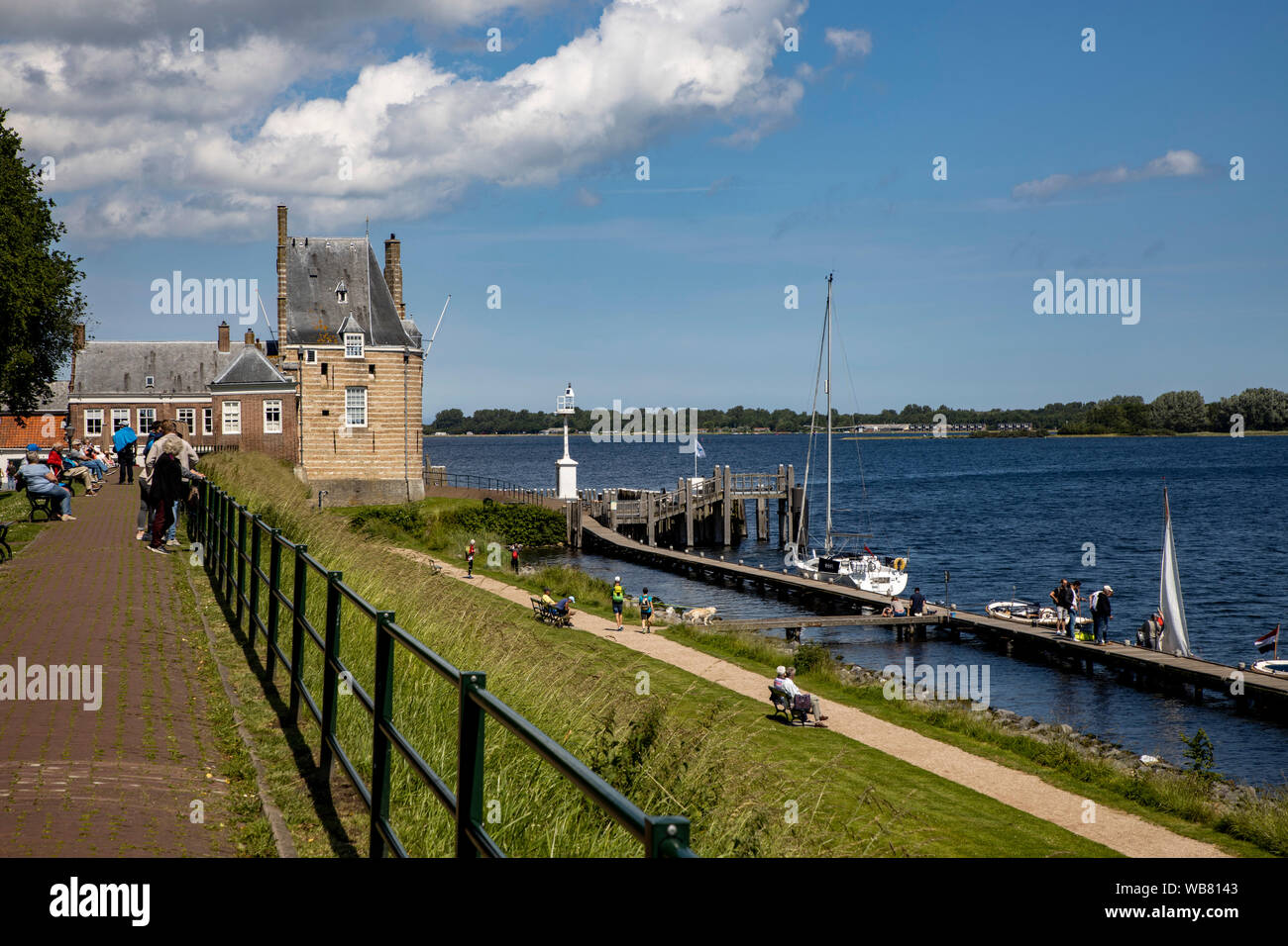 The town of Veere, Zeeland Province, Netherlands, Campveerse Toren ...