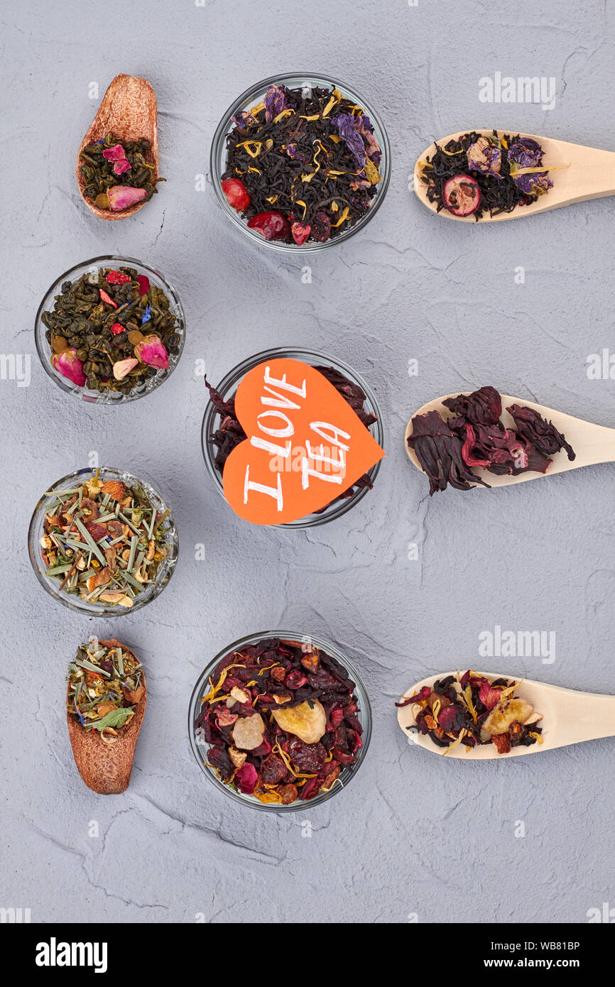 I love tea concept Stock Photo - Alamy