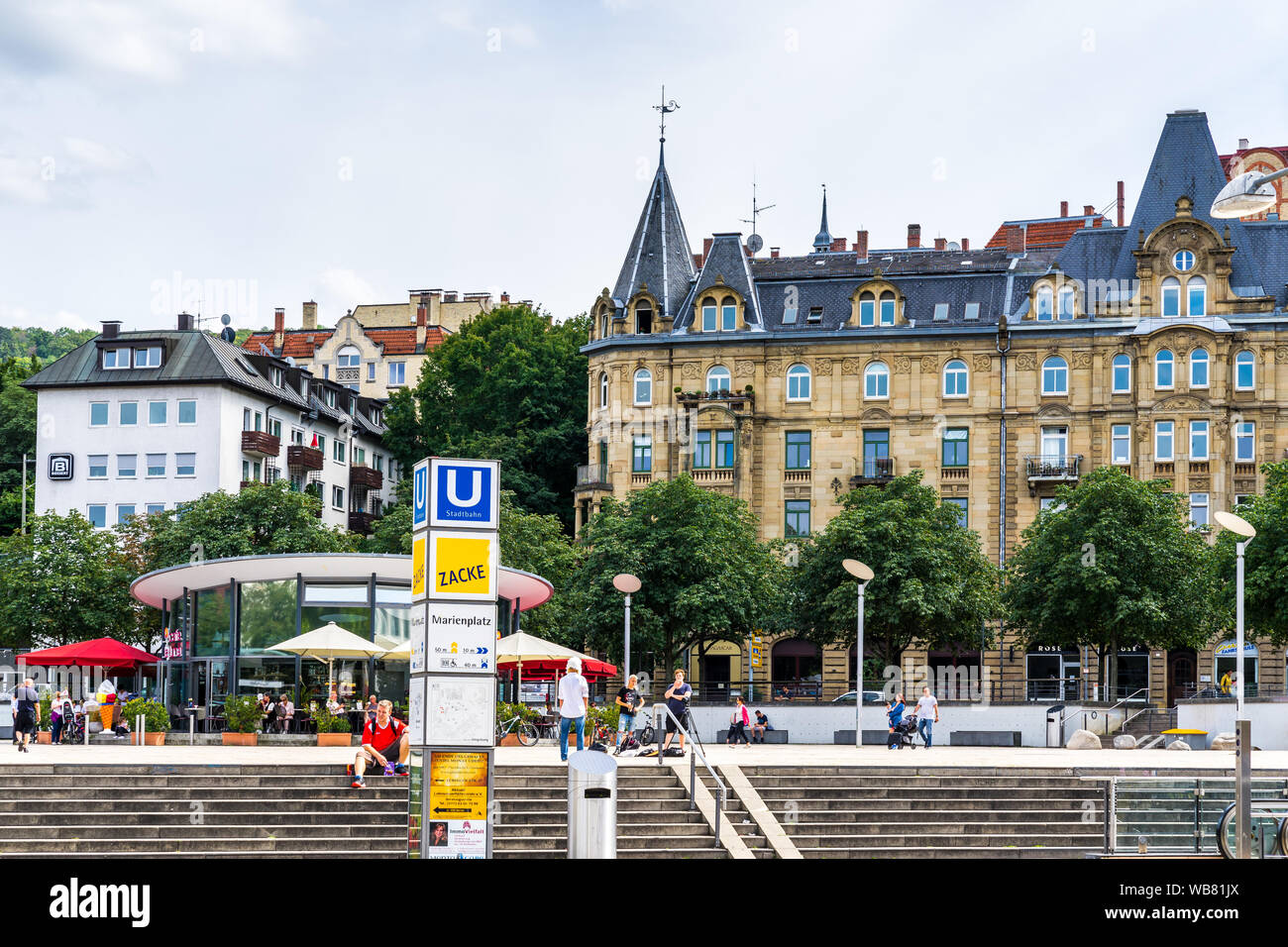 Stuttgart railway station hi-res stock photography and images - Alamy