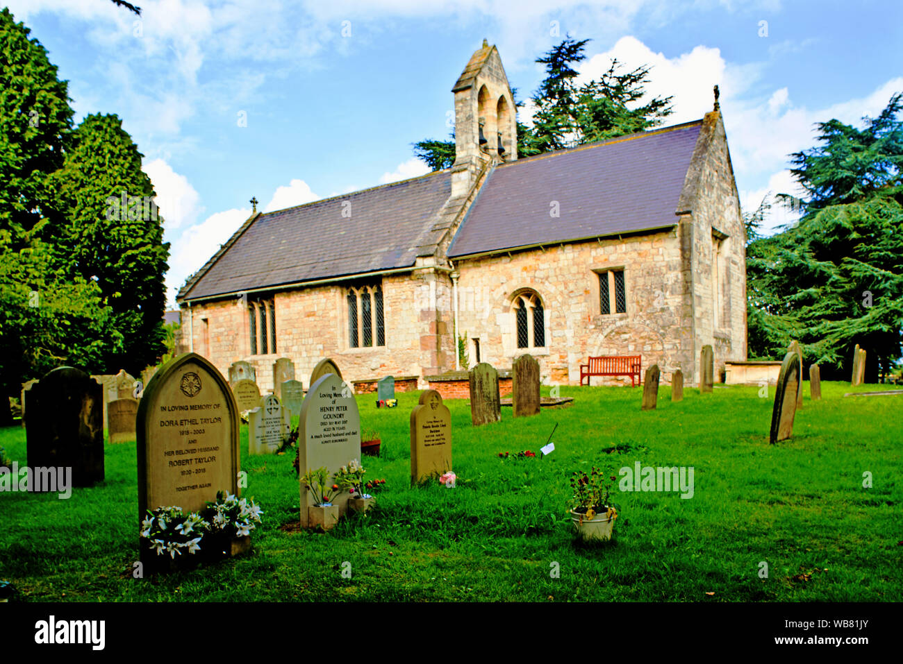 St Everildas Church, Nether Poppleton, North Yorkshire, England Stock ...