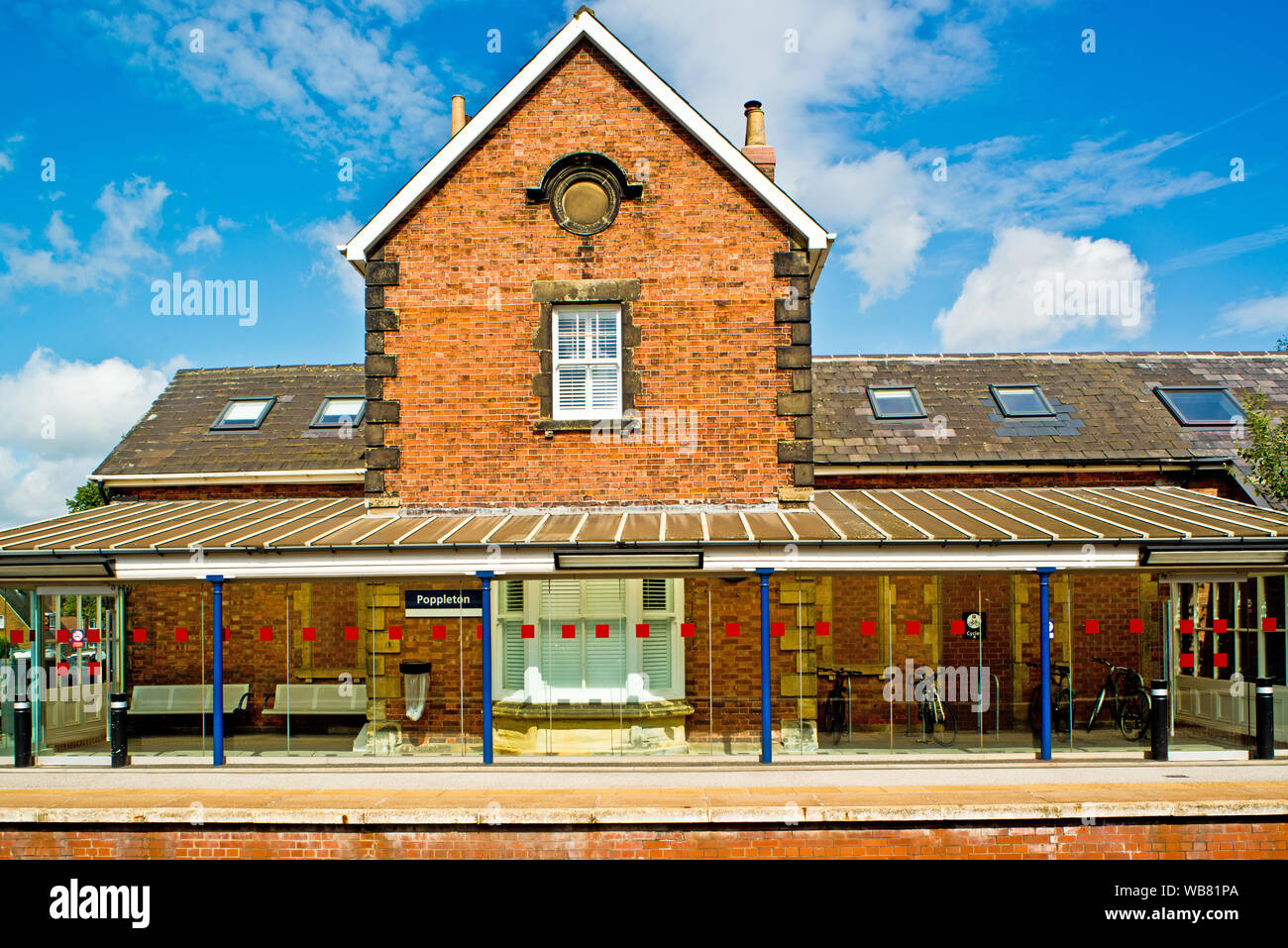 Poppelton Railway Station, Upper Poppleton, North Yorkshire, England ...