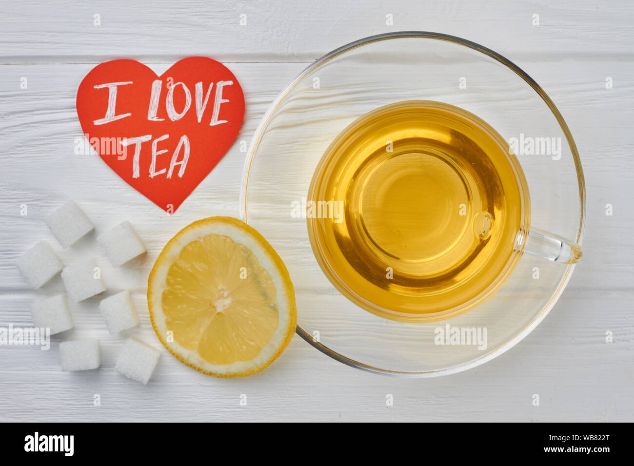 I love tea concept Stock Photo - Alamy