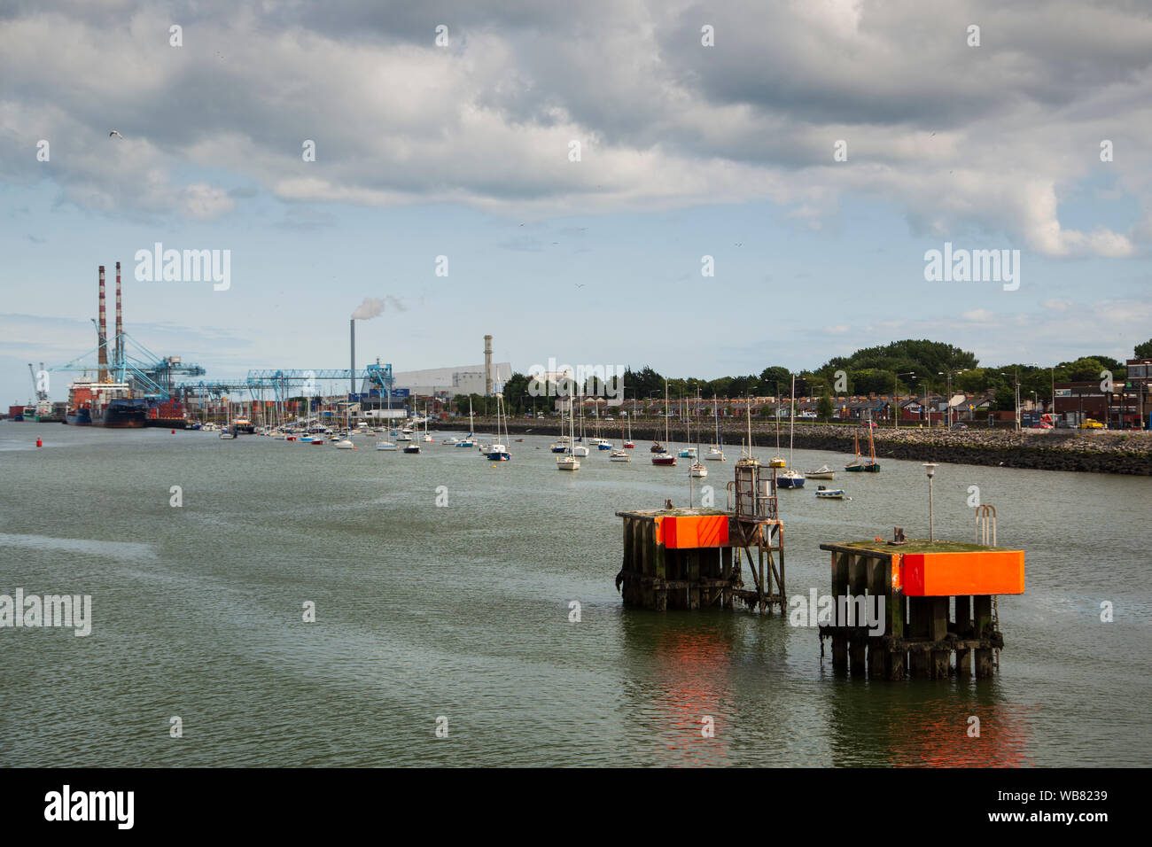 Dublin Port, Ireland Stock Photo - Alamy