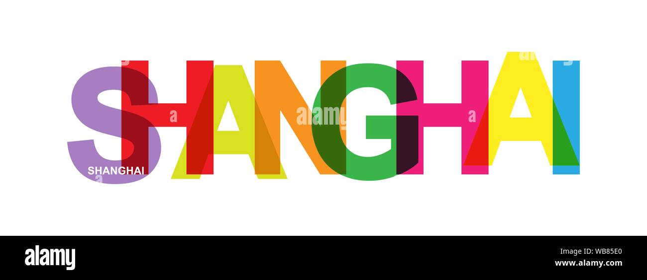 City layout of shanghai Cut Out Stock Images & Pictures - Alamy