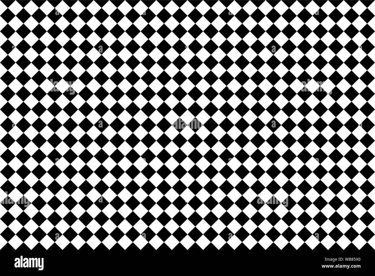 Diamond seamless background black and white texture. Vector chess ...