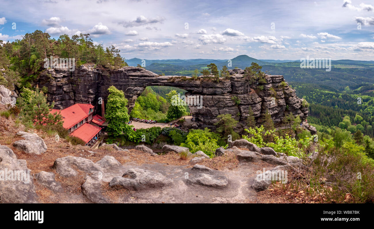 Largest sandstone arch in europe hi-res stock photography and images ...