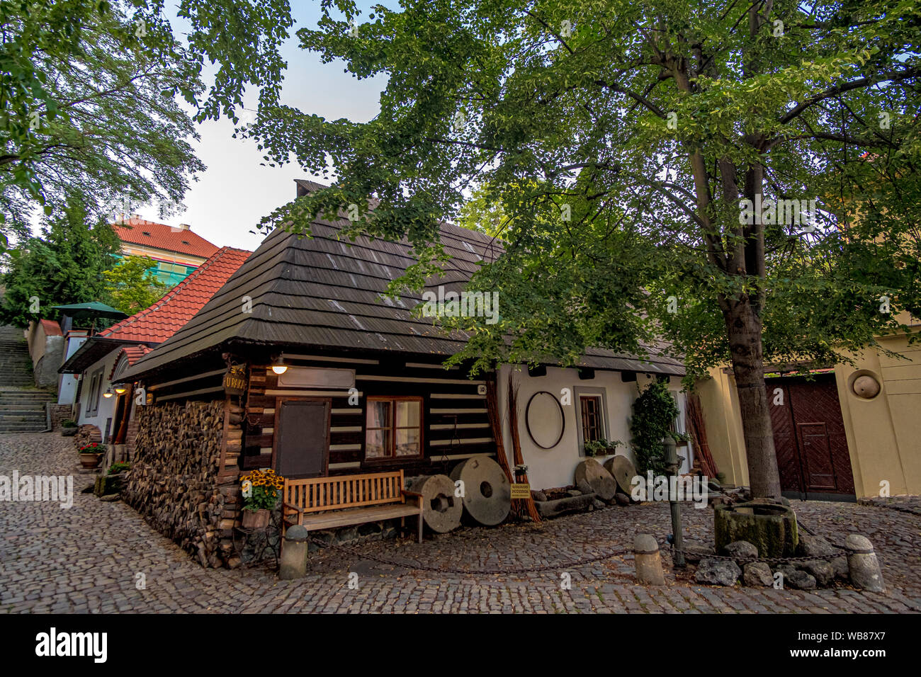 Romantic fairytale house at beautiful New World (Novy Svet), Hradcany ...