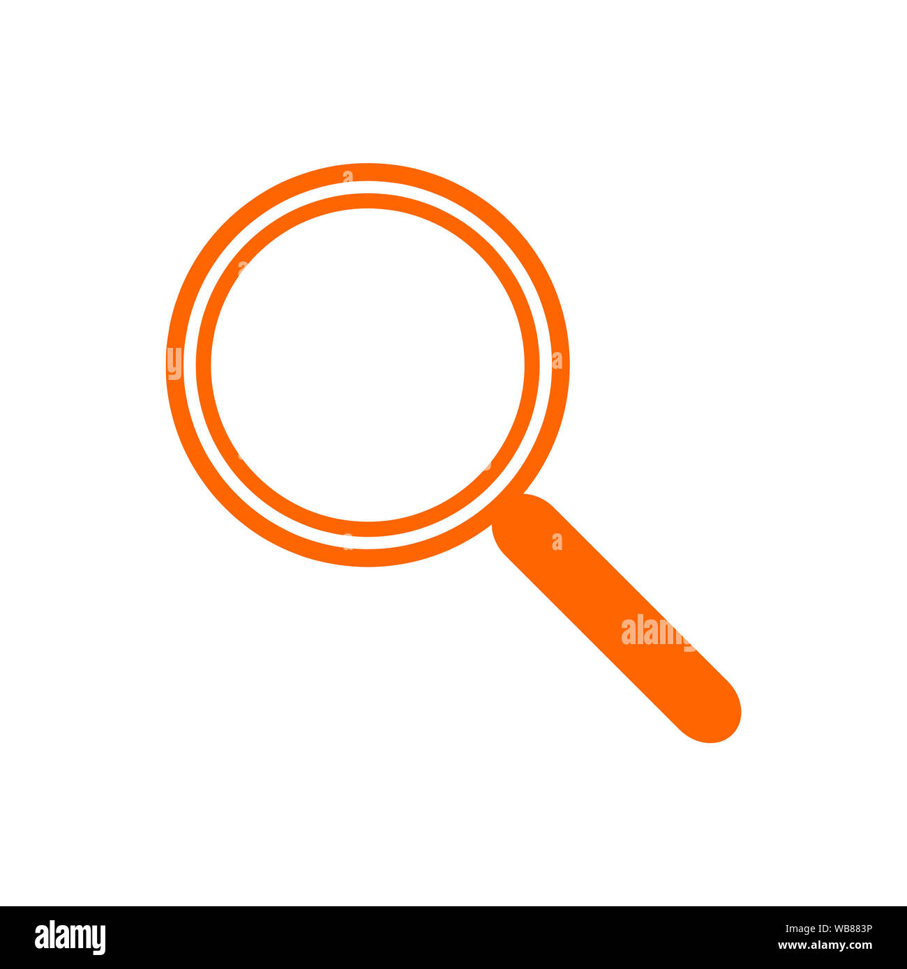 Magnifier and background Stock Photo - Alamy