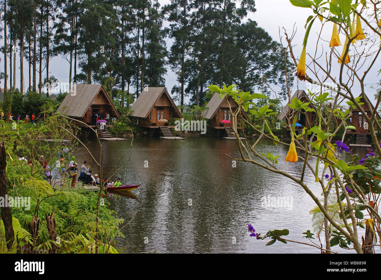 Dusun Bambu Park, Lembang, Bandung, West Java, Indonesia Stock Photo ...
