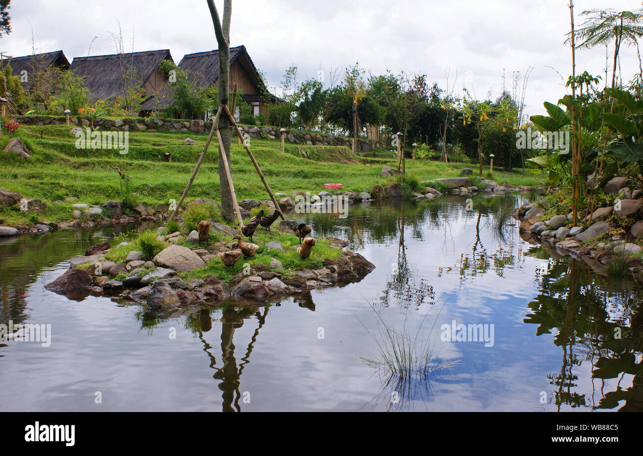 Dusun Bambu Park, Lembang, Bandung, West Java, Indonesia Stock Photo ...
