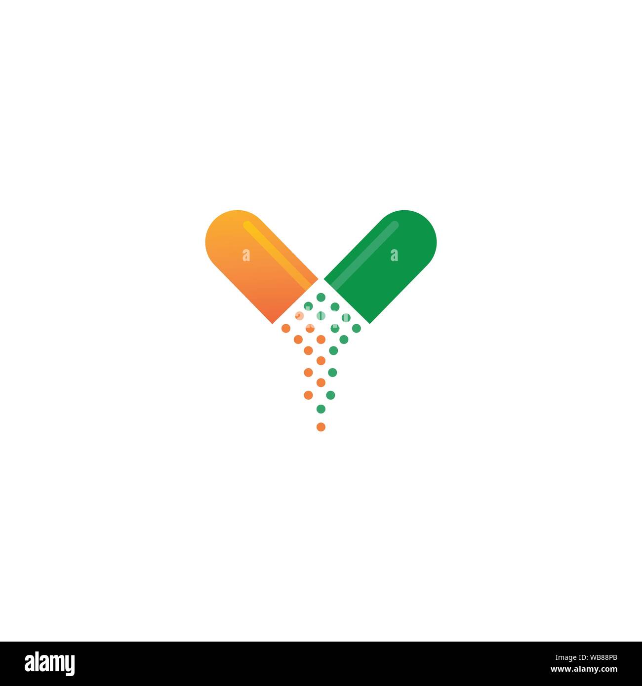 Natural Drug Logo Template Stock Vector Image & Art - Alamy