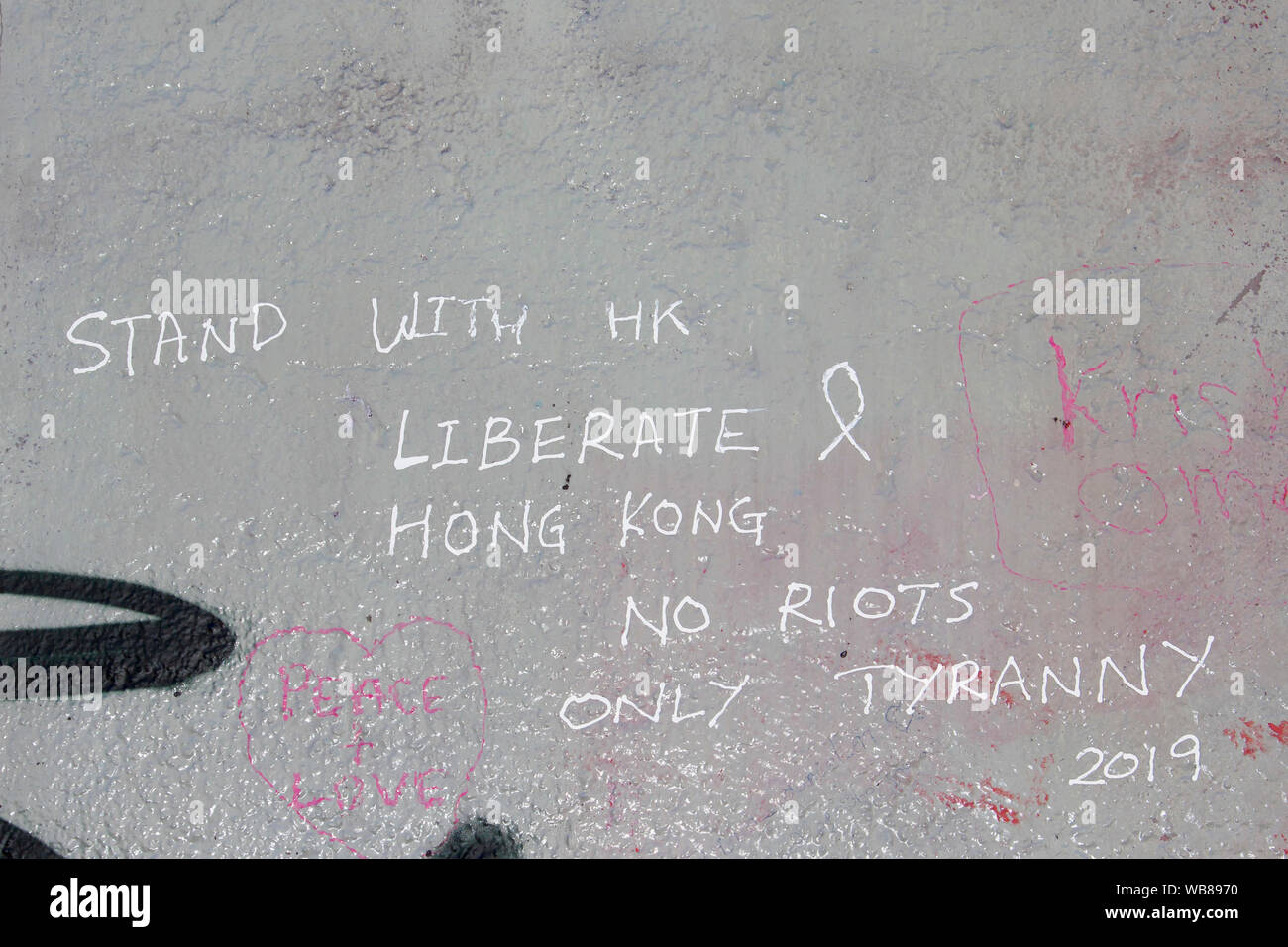 Stand with hk hi-res stock photography and images - Alamy