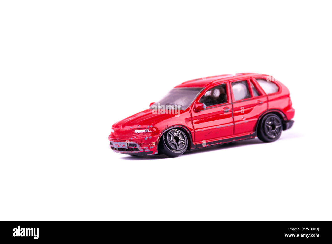 Smashed up and broken from accident or malfunction childrens toy car ...