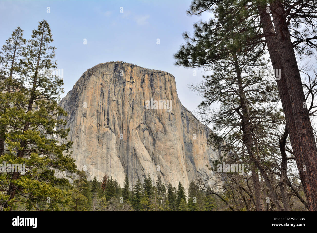 El Capitan, amazing formation in Yosemite National Park, California ...