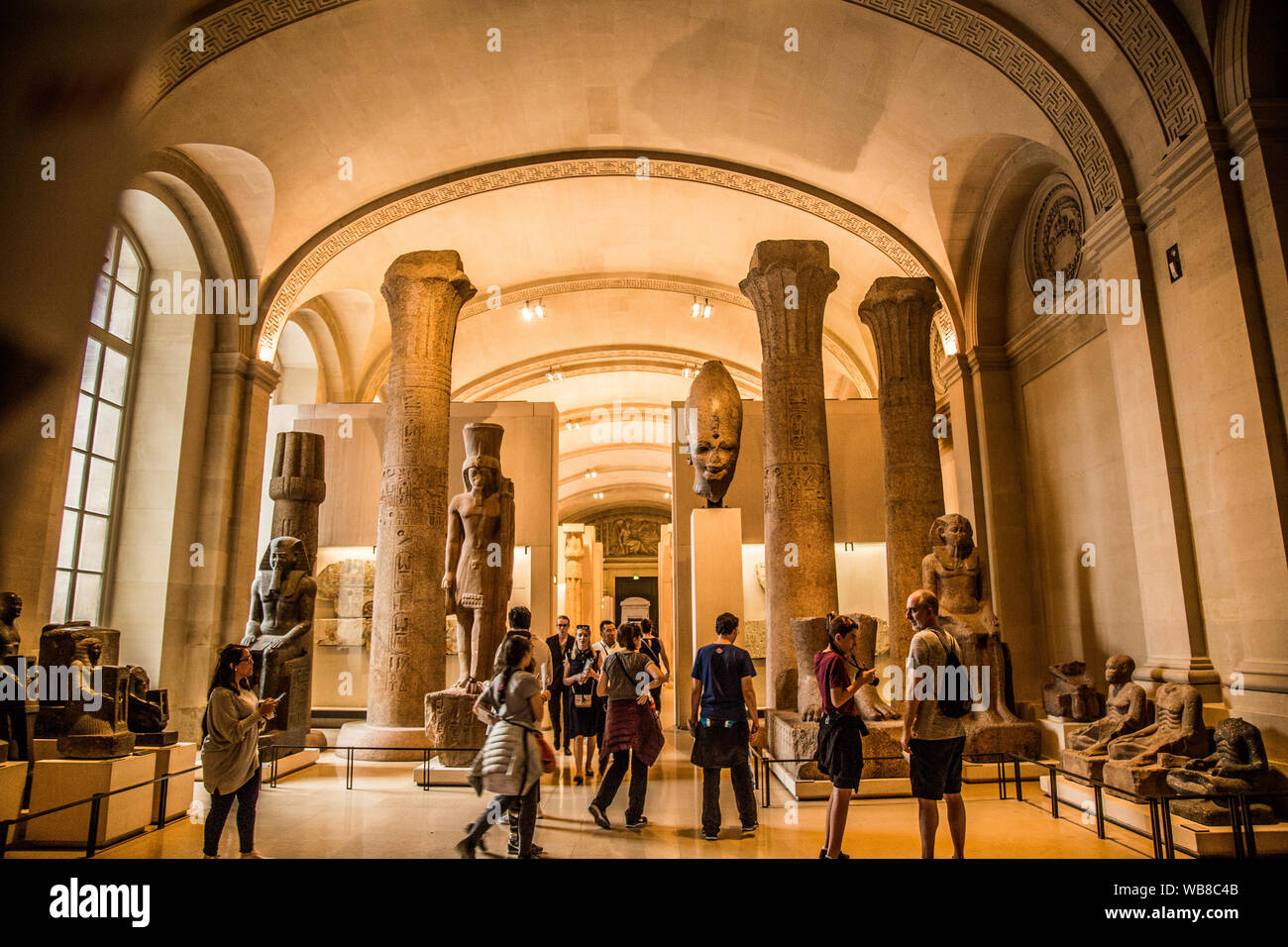 The Louvre pyramid and museum in Paris, France Stock Photo - Alamy