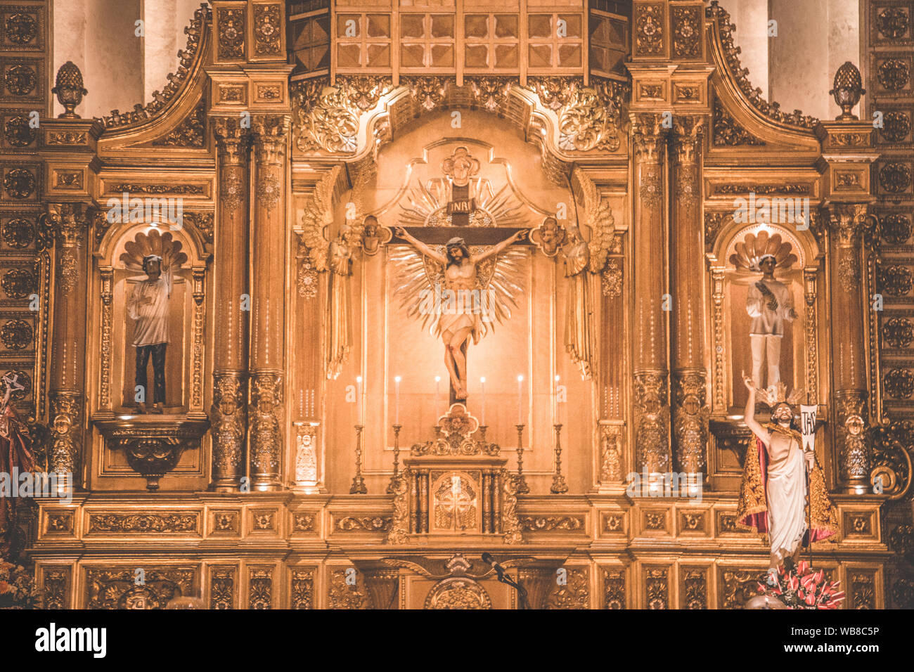 Views of Cebu church in central Philippines Stock Photo - Alamy