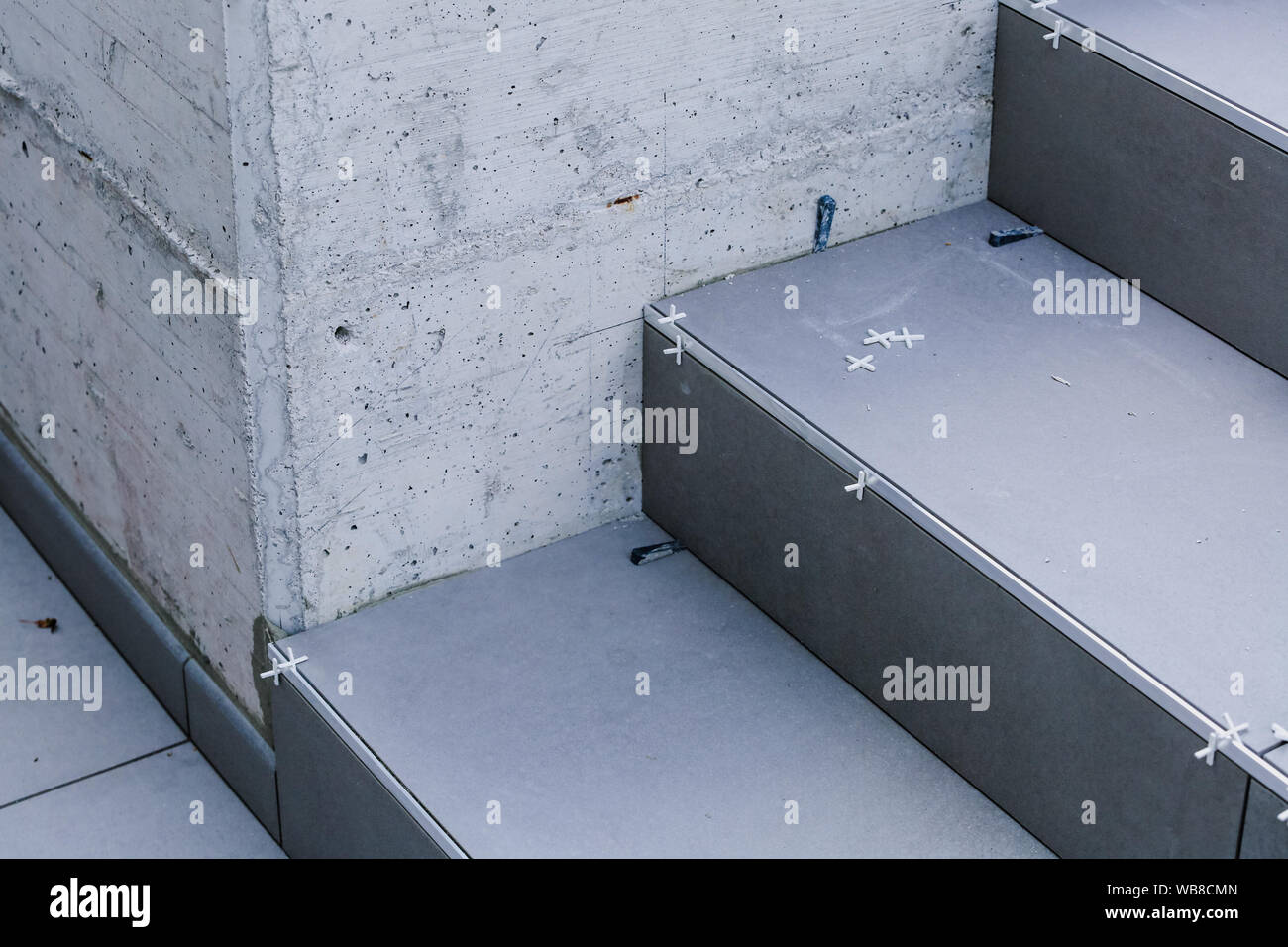 Installation concrete steps on hi-res stock photography and images - Alamy