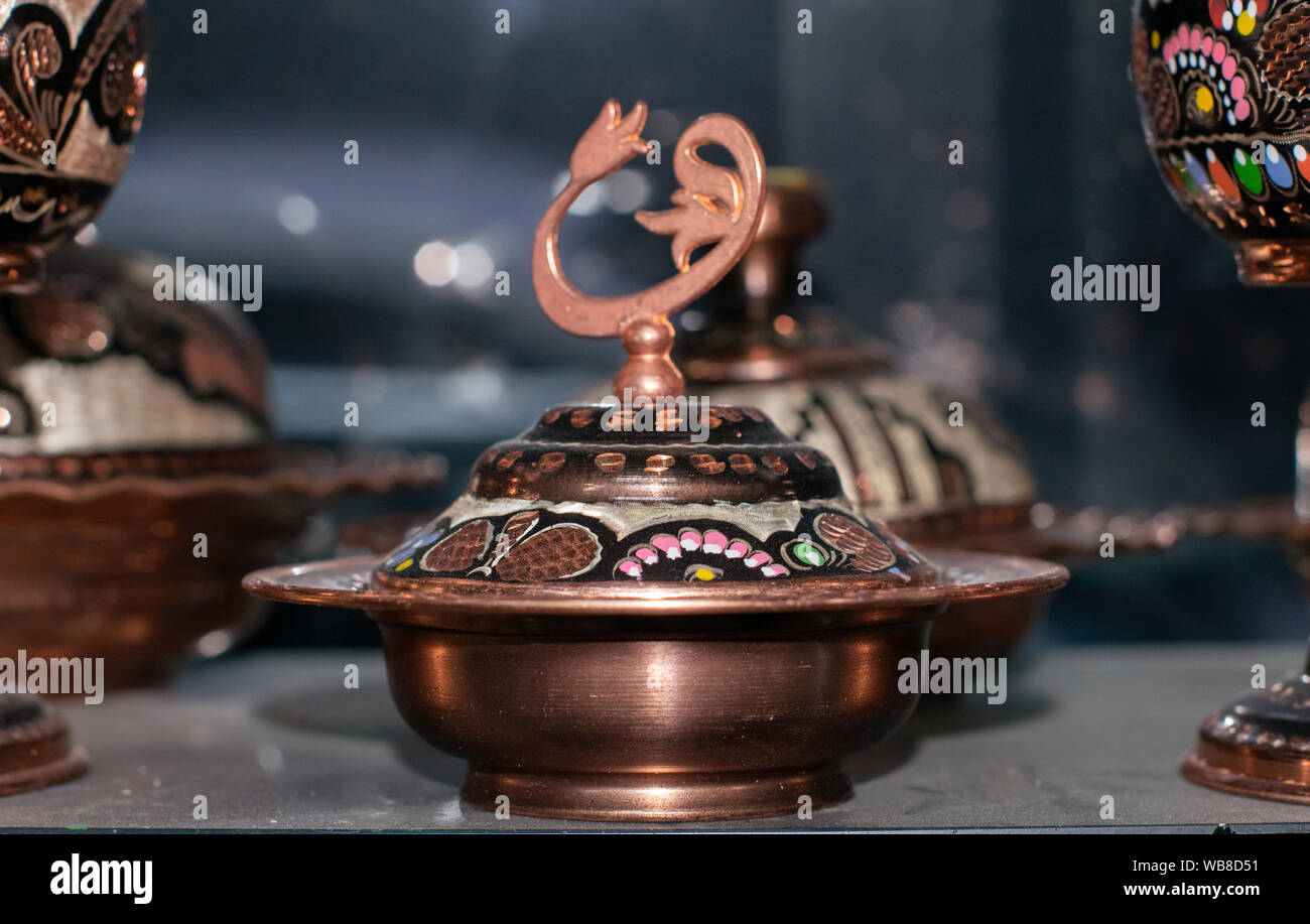 Copper hammer bowl hi-res stock photography and images - Alamy