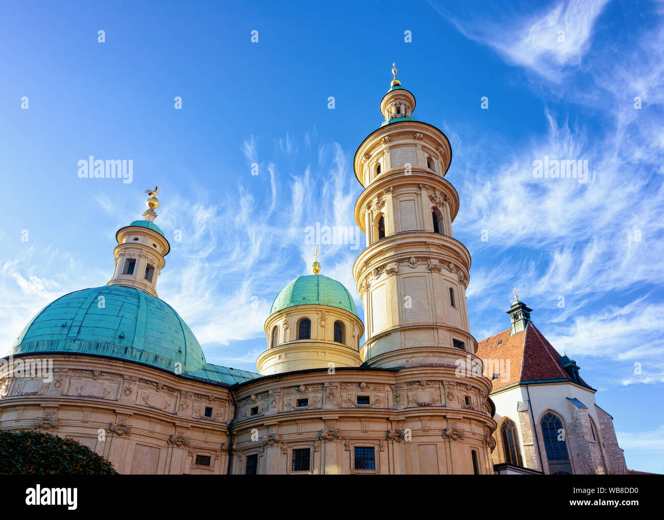 Mausoleum of Emperor Ferdinand II at St Giles Cathedral at Old city of ...