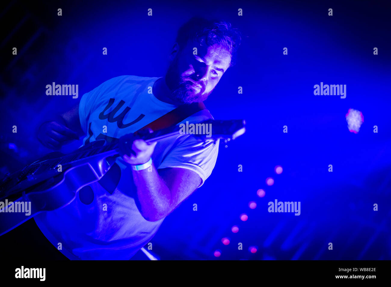 Edinburgh, Scotland. Sat 25th August 2019. Scottish band Broken Chanter ...