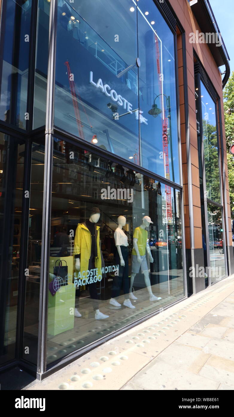 Lacoste store london hi-res stock photography and images - Alamy