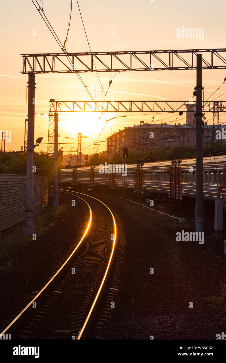 Car passing crossroad hi-res stock photography and images - Alamy