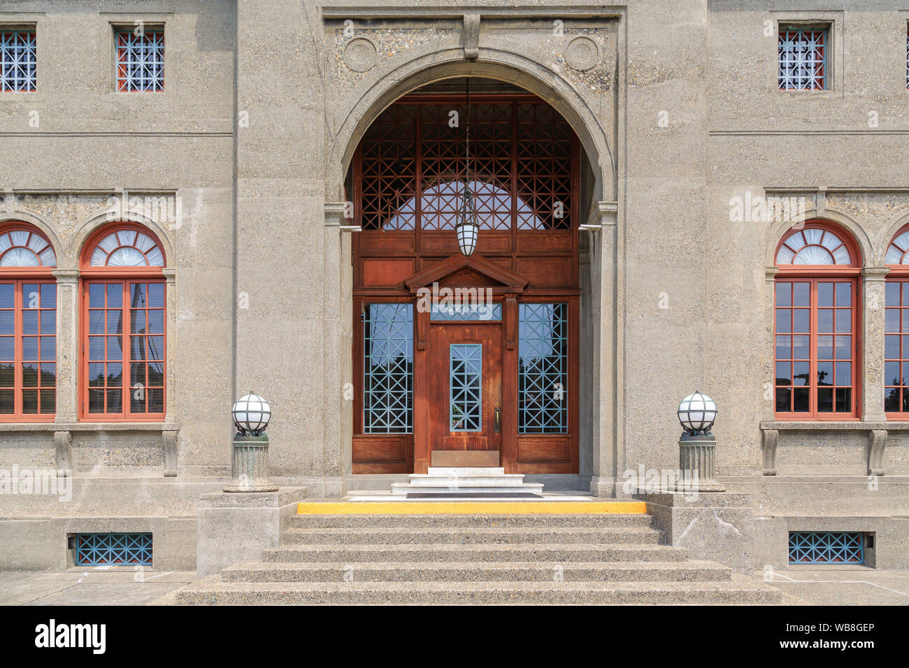 Corps of Engineers Administration Building at Ballard Locks in Seattle ...