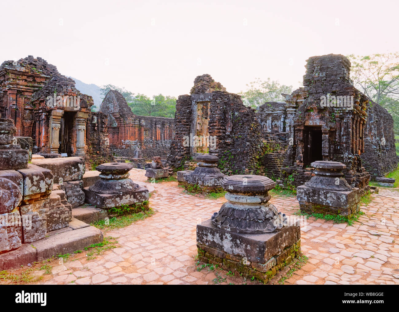 My Son Sanctuary with Hindu Temple at Hoi An in Vietnam, in Asia ...