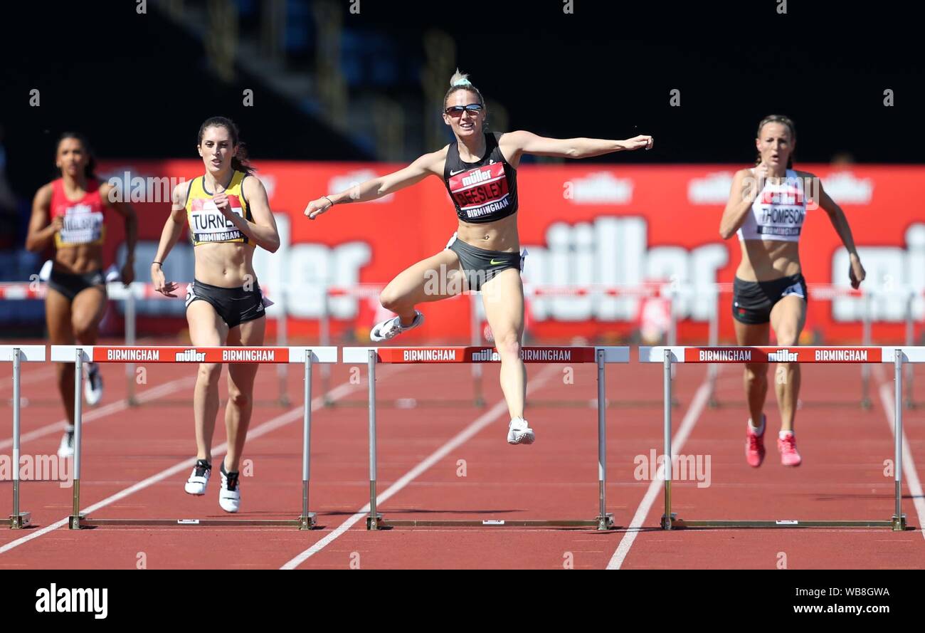 Meghan Beesley goes on to win the Women's 400 Metres Hurdles during day ...