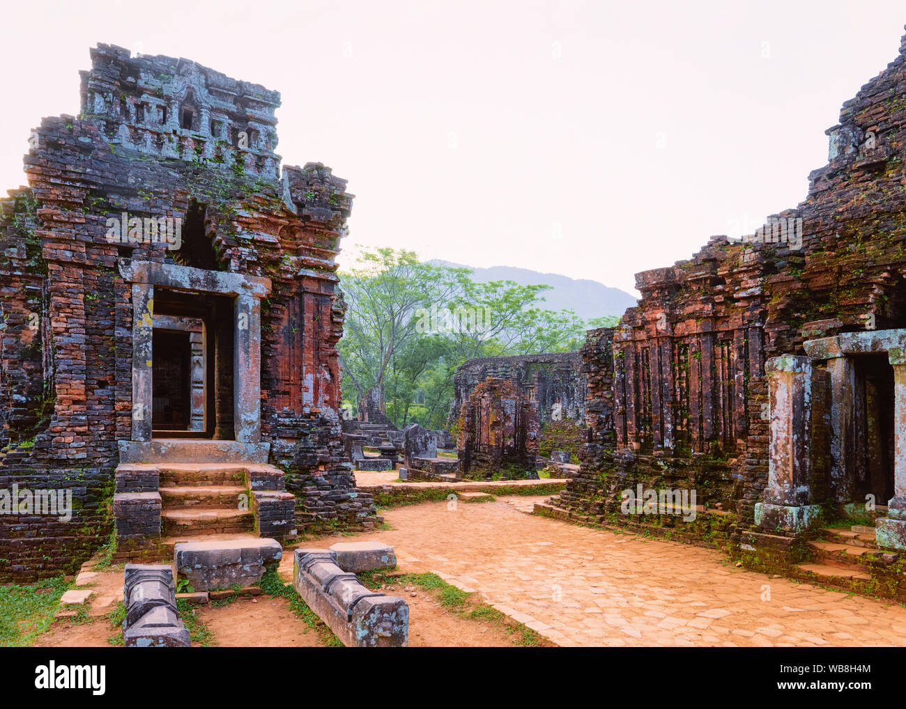 My Son Sanctuary with Hindu Temple near Hoi An in Vietnam of Asia ...