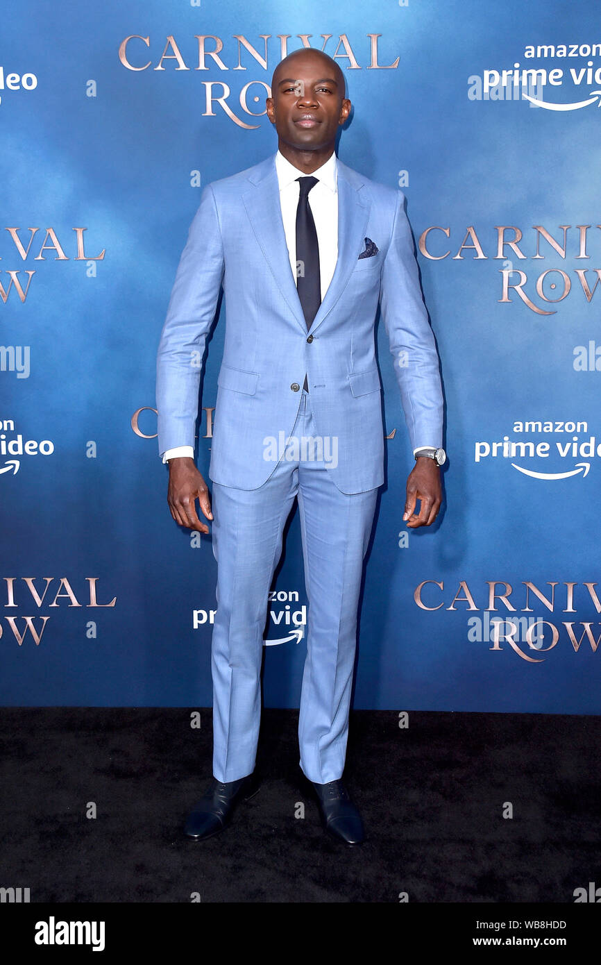 David Gyasi attending the Amazon Prime Video TV-Series 'Carnival Row ...