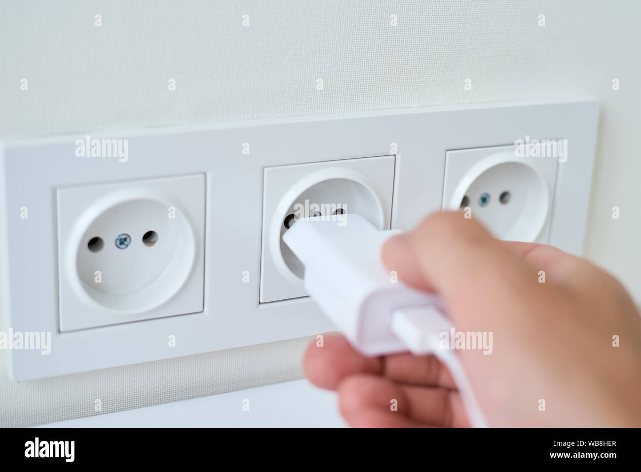 Plug in socket hi-res stock photography and images - Alamy