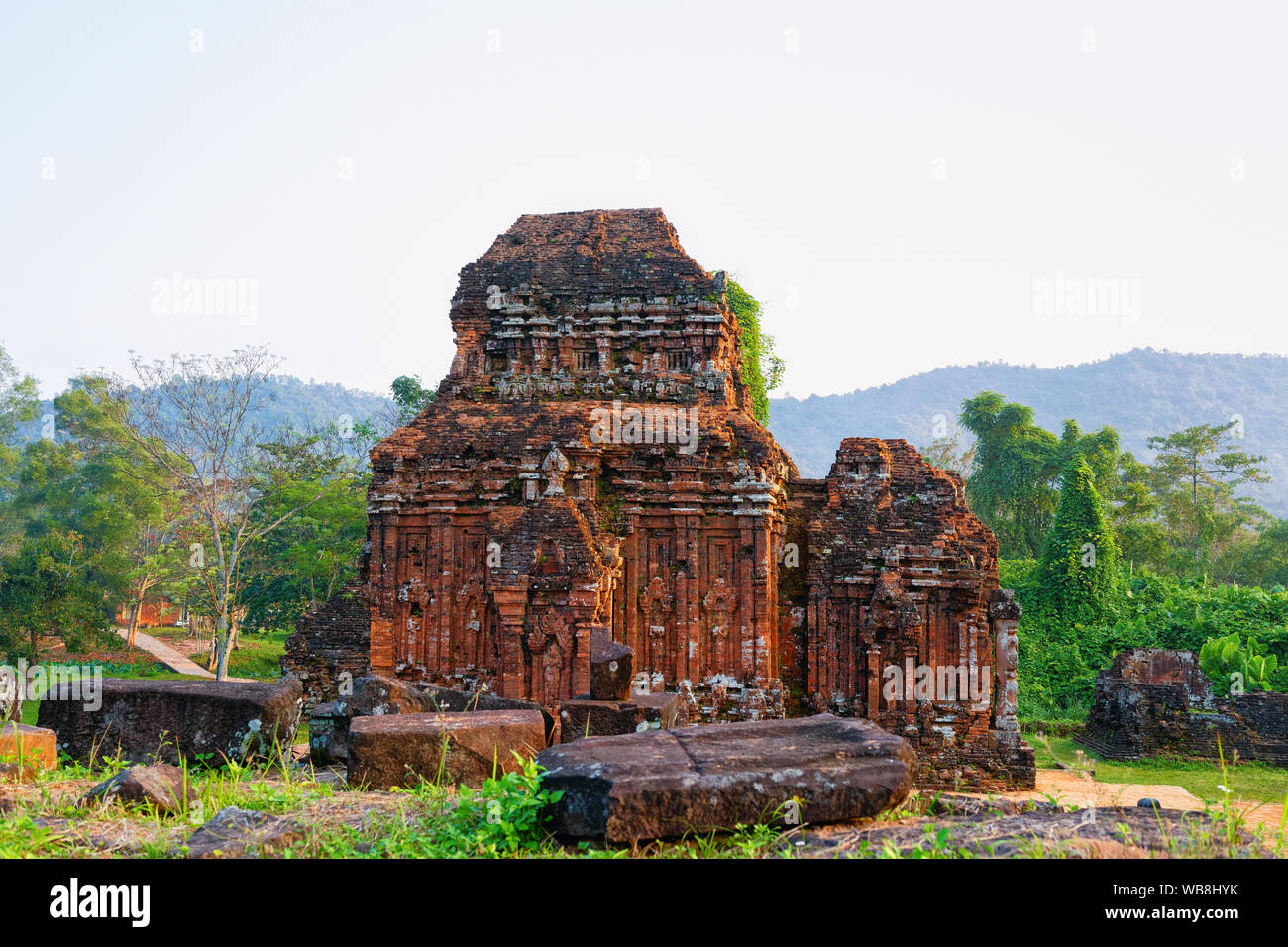 My Son Sanctuary and Hindu Temple at Hoi An in Vietnam, of Asia ...