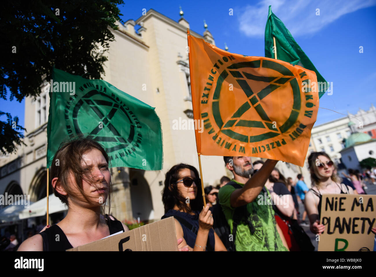 Extinction rebellion flags hi-res stock photography and images - Alamy