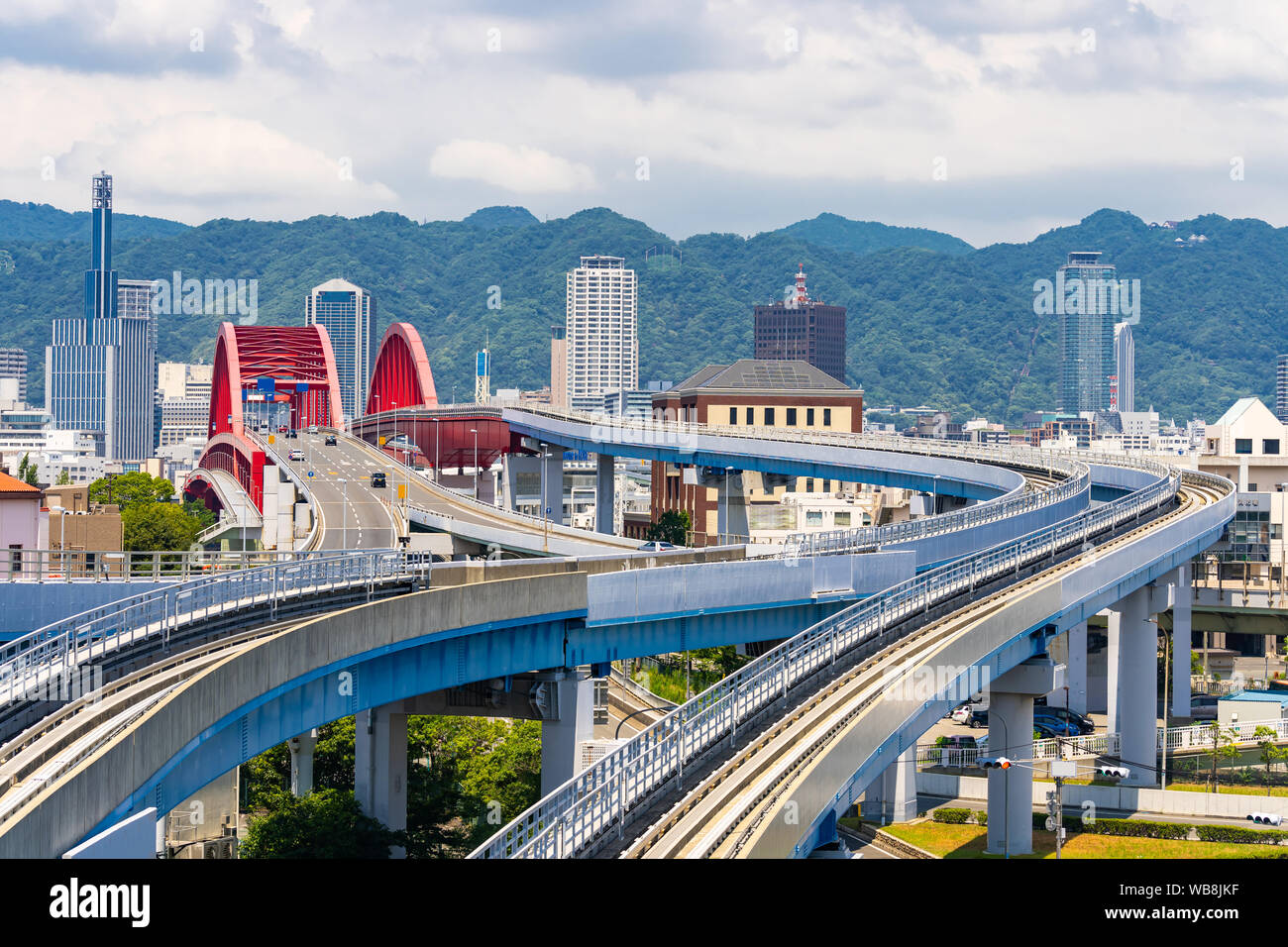 Kobe bridge hi-res stock photography and images - Alamy