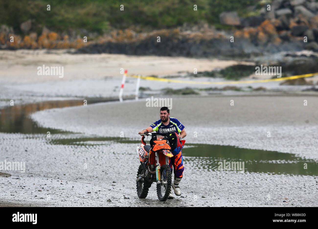 Competitors take part in the inaugural Rockabill Off-Road Racing Beach ...