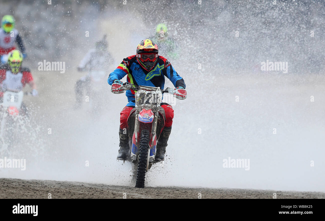Competitors take part in the inaugural Rockabill Off-Road Racing Beach ...